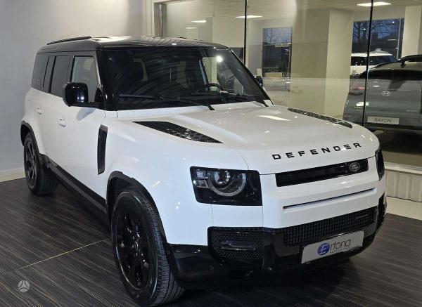 Balts Land Rover Defender 2024 Šauļi, ar dzinēja tilpumu 3.00 L un nobraukumu 35 tūkst. km par 58300 €, foto  vietnē AUTOMOTO.COM.LV