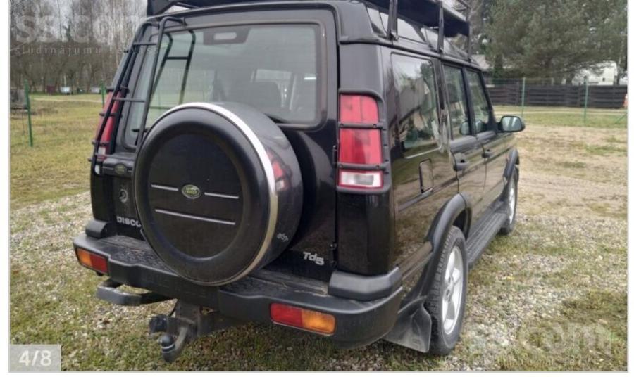 Melns Land Rover Discovery 2002 Jelgava, ar dzinēja tilpumu 2.50 L un nobraukumu 290 tūkst. km par 6500 €, foto 19 vietnē AUTOMOTO.COM.LV