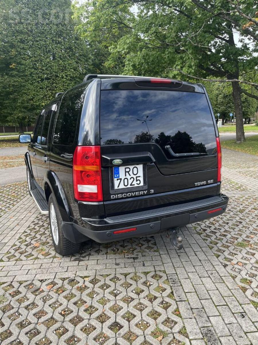 Melns Land Rover Discovery 2008 Ventspils, ar dzinēja tilpumu 2.70 L un nobraukumu 457 tūkst. km par 6900 €, foto 4 vietnē AUTOMOTO.COM.LV