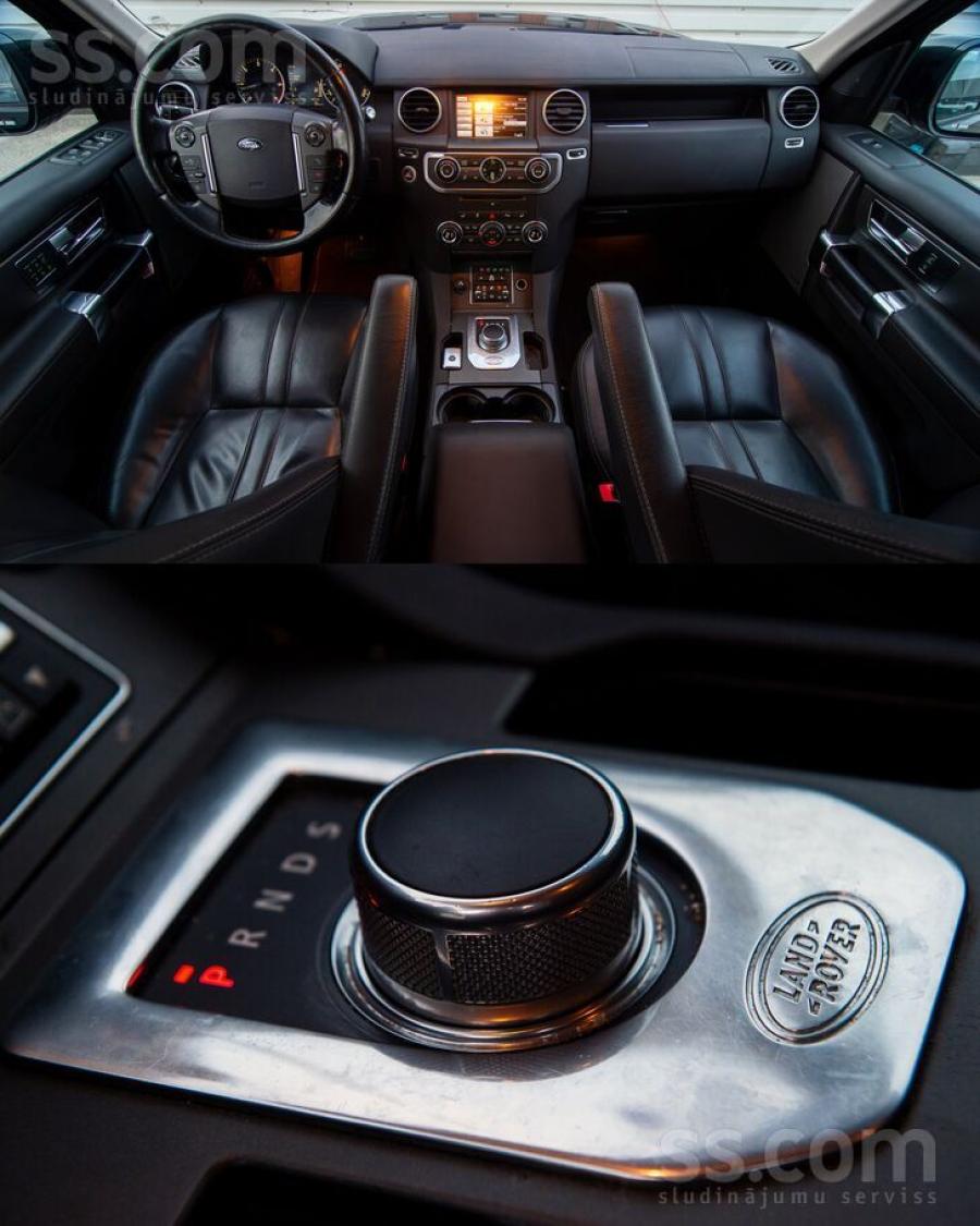 Melns Land Rover Discovery 2015 Rīga, ar dzinēja tilpumu 3.00 L un nobraukumu 160 tūkst. km par 16500 €, foto 5 vietnē AUTOMOTO.COM.LV