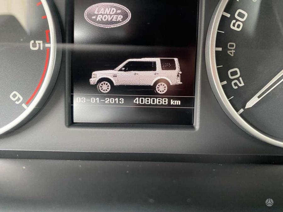Melns Land Rover Discovery 2015 Raseiniai, ar dzinēja tilpumu 3.00 L un nobraukumu 408 tūkst. km par 8900 €, foto 15 vietnē AUTOMOTO.COM.LV