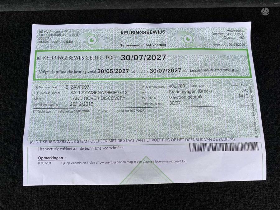 Melns Land Rover Discovery 2015 Raseiniai, ar dzinēja tilpumu 3.00 L un nobraukumu 408 tūkst. km par 8900 €, foto 22 vietnē AUTOMOTO.COM.LV