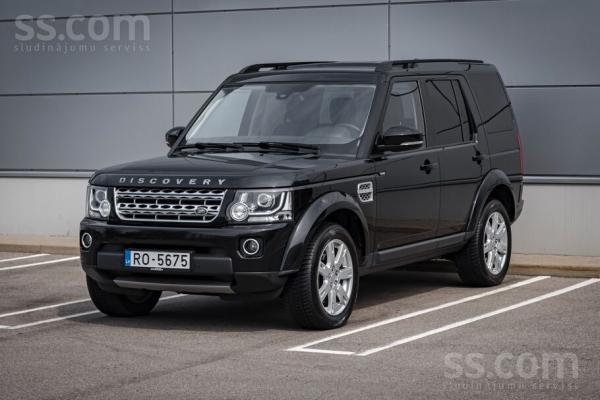 Melns Land Rover Discovery 2016 Rīga, ar dzinēja tilpumu 3.00 L un nobraukumu 250 tūkst. km par 13490 €, foto 1 vietnē AUTOMOTO.COM.LV