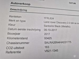 Black Land Rover Discovery 2017 in Siauliai, with an engine capacity of 2.00 L and mileage of 166 thousand km for 14700 €, photo 43 on AUTOMOTO.COM.LV