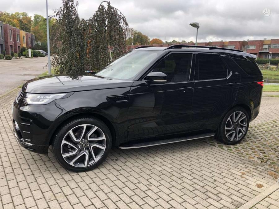 Melns Land Rover Discovery 2018 Kauņa, ar dzinēja tilpumu 2.99 L un nobraukumu 175 tūkst. km par 31500 €, foto 5 vietnē AUTOMOTO.COM.LV