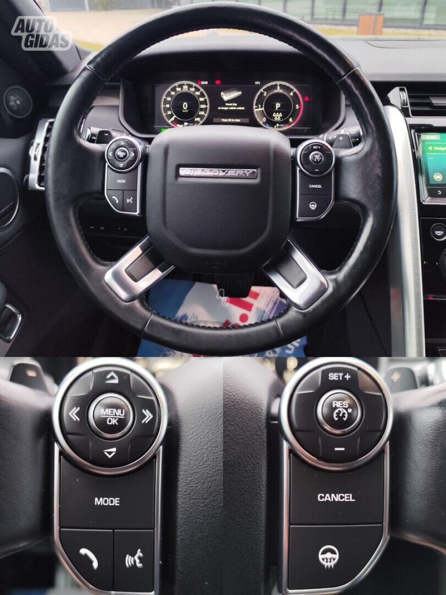Melns Land Rover Discovery 2018 Šauļi, ar dzinēja tilpumu 2.00 L un nobraukumu 120 tūkst. km par 19800 €, foto 16 vietnē AUTOMOTO.COM.LV