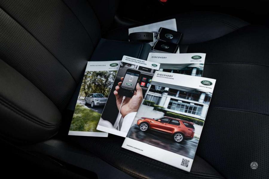 Black Land Rover Discovery 2018 in Vilnius, with an engine capacity of 2.00 L and mileage of 177 thousand km for 18000 €, photo 9 on AUTOMOTO.COM.LV
