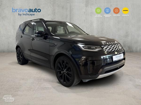 Black Land Rover Discovery 2021 in Vilnius, with an engine capacity of 3.00 L and mileage of 75 thousand km for 33500 €, photo 7 on AUTOMOTO.COM.LV