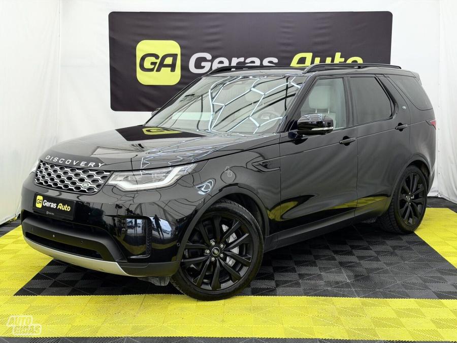 Black Land Rover Discovery 2022 in Avizieniai, with an engine capacity of 3.00 L and mileage of 64 thousand km for 43500 €, photo 1 on AUTOMOTO.COM.LV