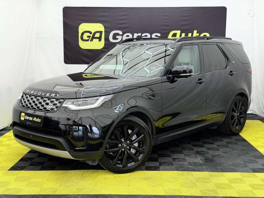 Melns Land Rover Discovery 2022 Viļņa, ar dzinēja tilpumu 3.00 L un nobraukumu 64 tūkst. km par 36999 €, foto 1 vietnē AUTOMOTO.COM.LV