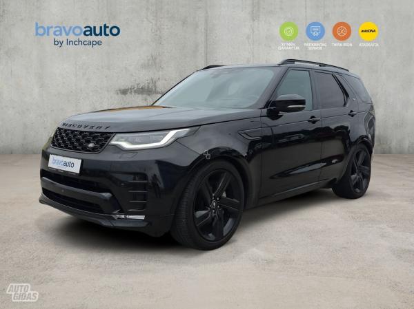 Land Rover Discovery 2025 Klaipėda vietnē Melns Land Rover Discovery 2025 Klaipėda, ar dzinēja tilpumu 3.00 L un nobraukumu 25 tūkst. km par 71000 €, foto 1 vietnē AUTOMOTO.COM.LV