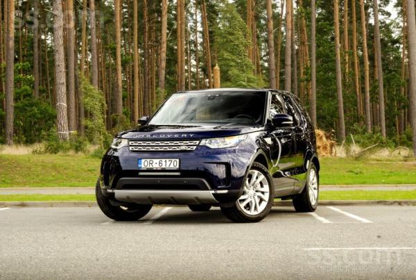 Zils Land Rover Discovery 2018 Rīga, ar dzinēja tilpumu 3.00 L un nobraukumu 237 tūkst. km par 20990 €, foto 1 vietnē AUTOMOTO.COM.LV