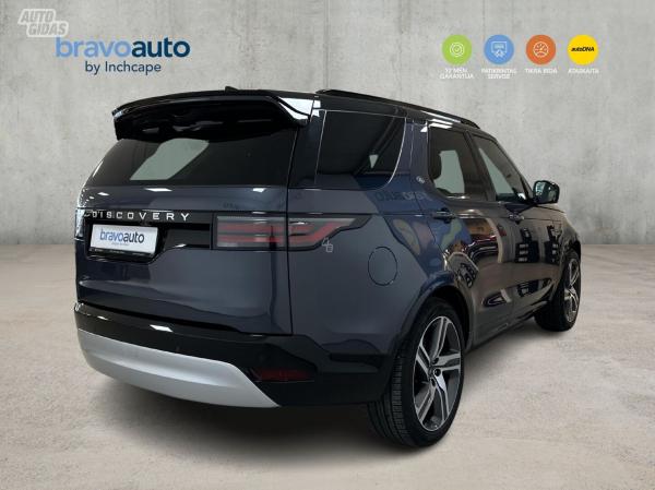 Blue Land Rover Discovery 2024 in Vilnius, with an engine capacity of 3.00 L and mileage of 34 thousand km for 64500 €, photo 6 on AUTOMOTO.COM.LV