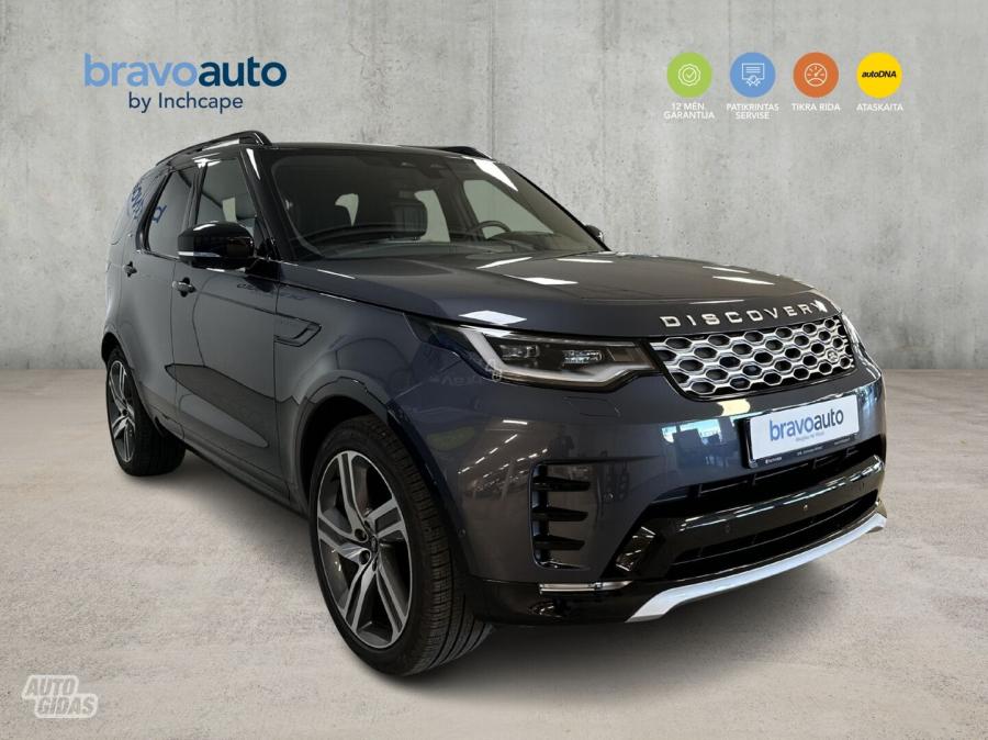 Blue Land Rover Discovery 2024 in Vilnius, with an engine capacity of 3.00 L and mileage of 34 thousand km for 64500 €, photo 7 on AUTOMOTO.COM.LV