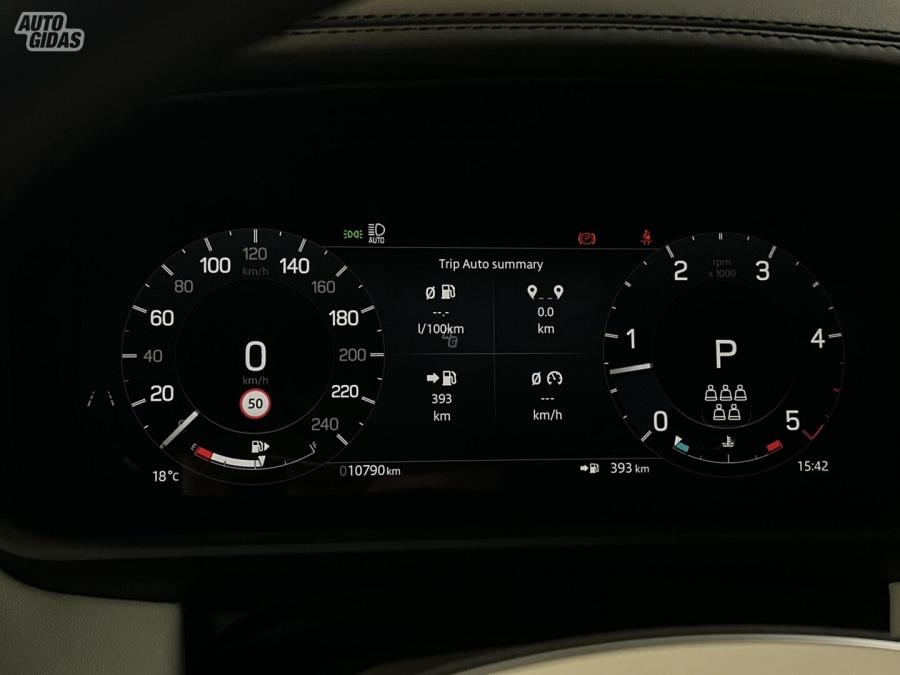 Blue Land Rover Discovery 2024 in Vilnius, with an engine capacity of 3.00 L and mileage of 34 thousand km for 64500 €, photo 20 on AUTOMOTO.COM.LV
