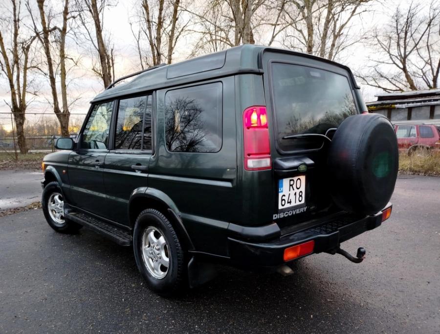 Zaļš Land Rover Discovery 2000 Rīga, ar dzinēja tilpumu 2.50 L un nobraukumu 378 tūkst. km par 2700 €, foto 9 vietnē AUTOMOTO.COM.LV