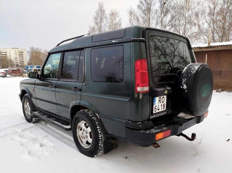 Zaļš Land Rover Discovery 2000 Rīga, ar dzinēja tilpumu 2.50 L un nobraukumu 378 tūkst. km par 2700 €, foto 16 vietnē AUTOMOTO.COM.LV