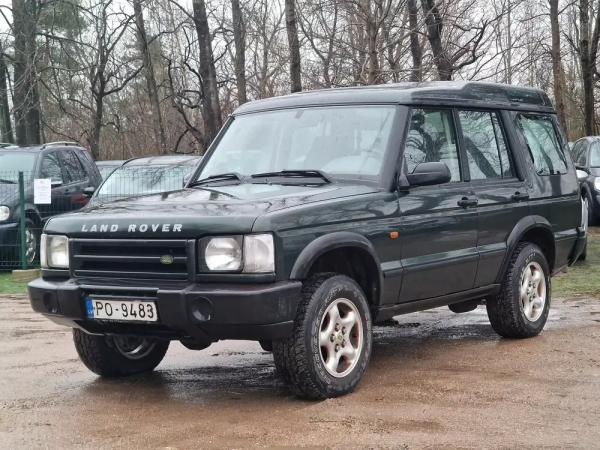 Zaļš Land Rover Discovery 2000 Grobiņa, ar dzinēja tilpumu 2.50 L un nobraukumu 283 tūkst. km par 3250 €, foto 1 vietnē AUTOMOTO.COM.LV