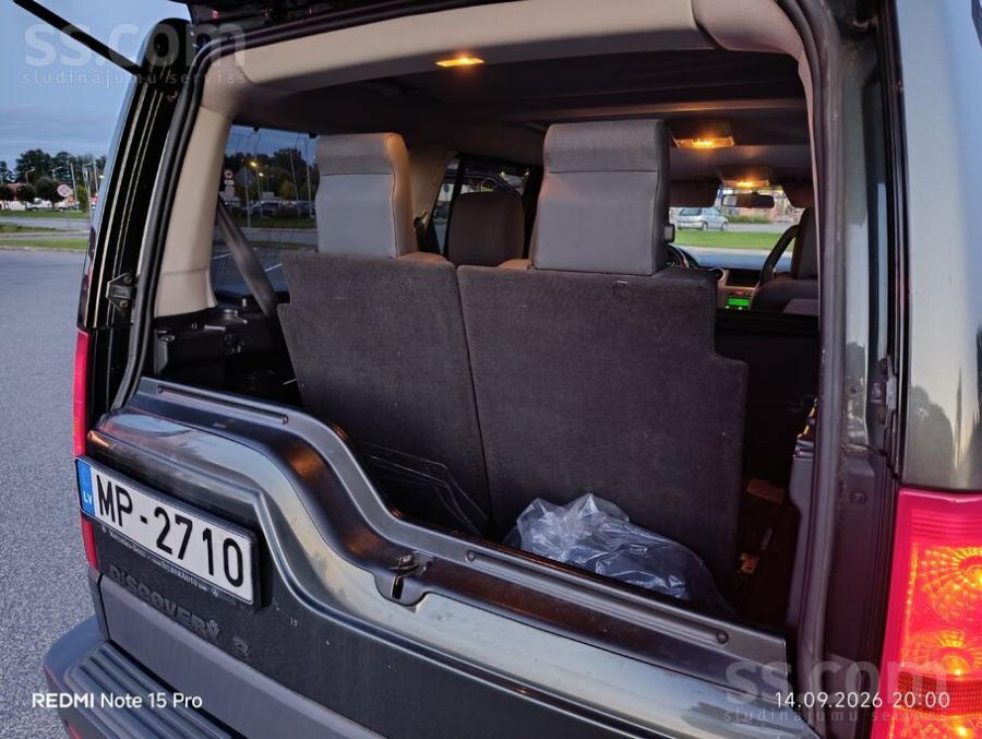 Zaļš Land Rover Discovery 2007 Rīga, ar dzinēja tilpumu 2.70 L un nobraukumu 237 tūkst. km par 3790 €, foto 18 vietnē AUTOMOTO.COM.LV