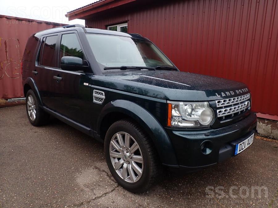 Zaļš Land Rover Discovery 2012 Liepāja, ar dzinēja tilpumu 3.00 L un nobraukumu 353 tūkst. km par 10850 €, foto 1 vietnē AUTOMOTO.COM.LV
