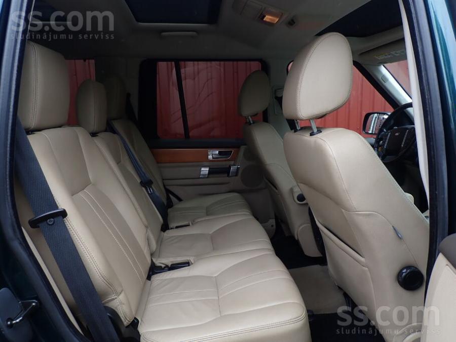 Zaļš Land Rover Discovery 2012 Liepāja, ar dzinēja tilpumu 3.00 L un nobraukumu 353 tūkst. km par 10850 €, foto 6 vietnē AUTOMOTO.COM.LV