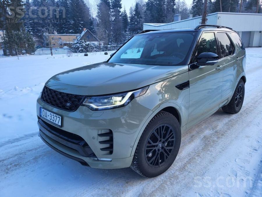 Zaļš Land Rover Discovery 2021 Ogre, ar dzinēja tilpumu 3.00 L un nobraukumu 50 tūkst. km par 45980 €, foto 1 vietnē AUTOMOTO.COM.LV