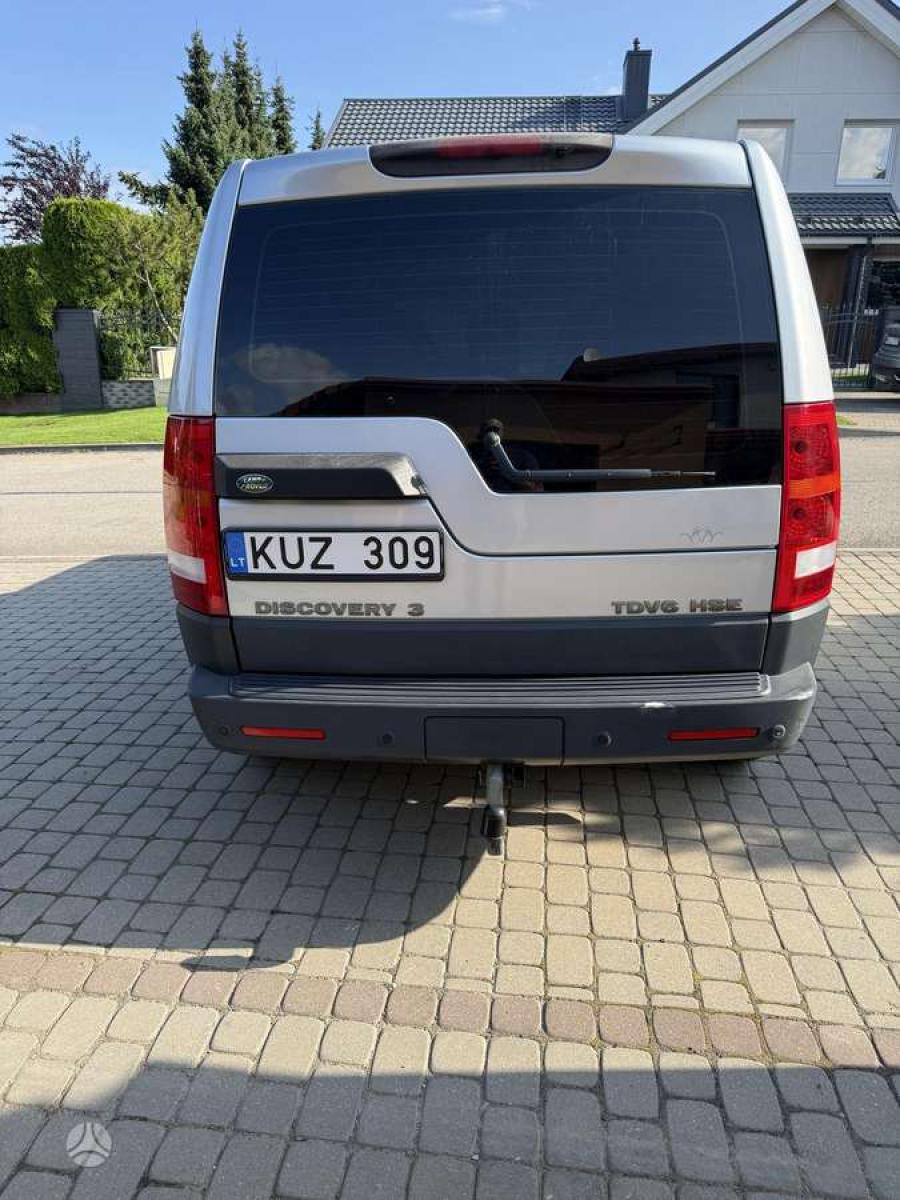 Grey Land Rover Discovery 2007 in Vilnius, with an engine capacity of 2.72 L and mileage of 369 thousand km for 3700 €, photo 7 on AUTOMOTO.COM.LV