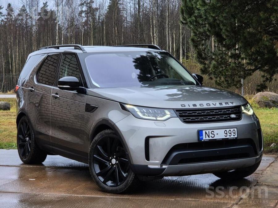 Pelēks Land Rover Discovery 2017 Preiļi, ar dzinēja tilpumu 3.00 L un nobraukumu 220 tūkst. km par 21400 €, foto 1 vietnē AUTOMOTO.COM.LV