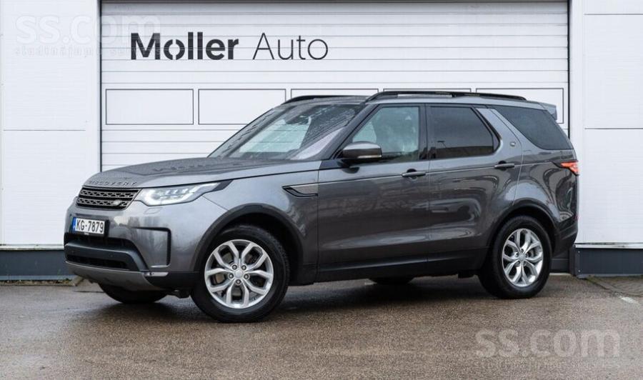 Pelēks Land Rover Discovery 2018 Rīga, ar dzinēja tilpumu 3.00 L un nobraukumu 126 tūkst. km par 23900 €, foto 1 vietnē AUTOMOTO.COM.LV
