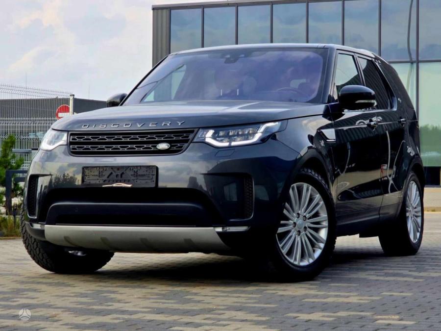 Pelēks Land Rover Discovery 2018 Šauļi, ar dzinēja tilpumu 3.00 L un nobraukumu 199 tūkst. km par 18250 €, foto 1 vietnē AUTOMOTO.COM.LV