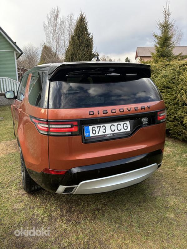 Orange Land Rover Discovery 2019 in Tallinn, with an engine capacity of 0.18 L and mileage of 47 thousand km for 30700 €, photo 3 on AUTOMOTO.COM.LV