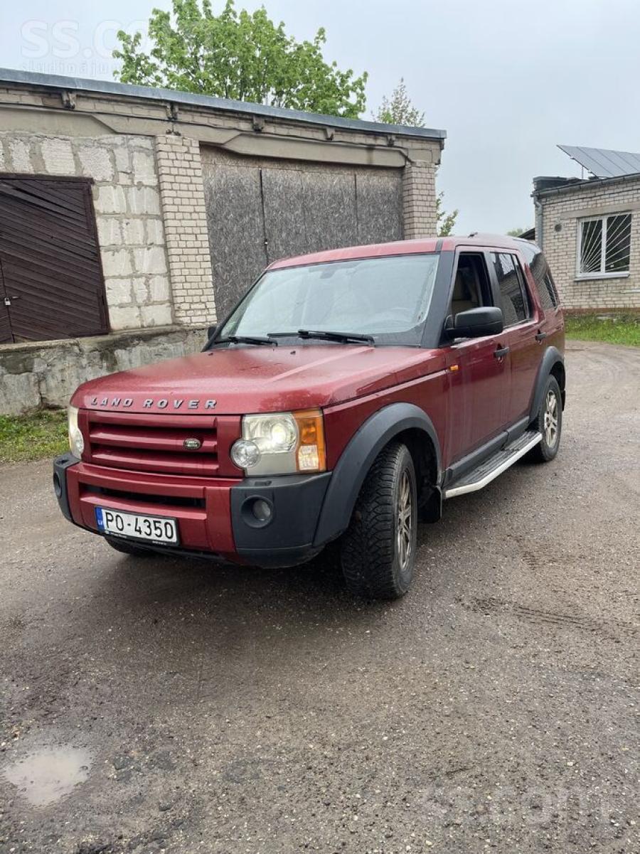 Red Land Rover Discovery 2007 in Rezekne, with an engine capacity of 2.70 L and mileage of 249 thousand km for 4350 €, photo 1 on AUTOMOTO.COM.LV