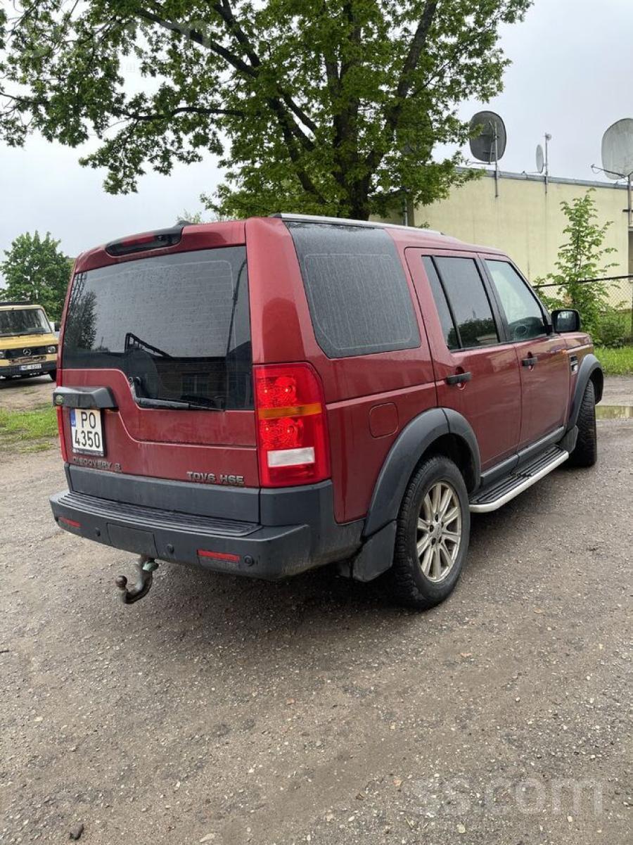 Red Land Rover Discovery 2007 in Rezekne, with an engine capacity of 2.70 L and mileage of 249 thousand km for 4350 €, photo 2 on AUTOMOTO.COM.LV
