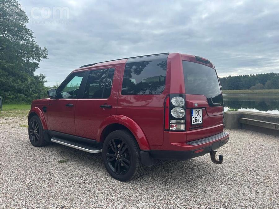 Sarkans Land Rover Discovery 2015 Jūrmala, ar dzinēja tilpumu 3.00 L un nobraukumu 190 tūkst. km par 15500 €, foto 5 vietnē AUTOMOTO.COM.LV