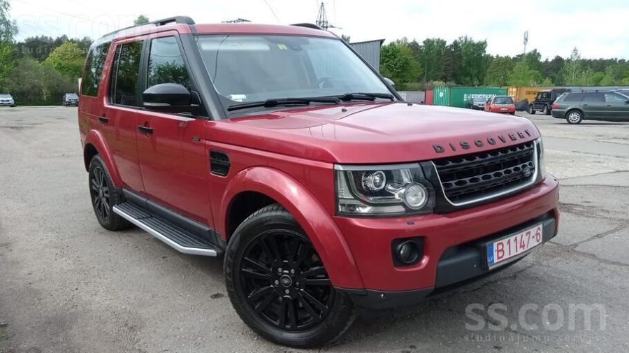 Sarkans Land Rover Discovery 2015 Rīga, ar dzinēja tilpumu 3.00 L un nobraukumu 191 tūkst. km par 13995 €, foto 8 vietnē AUTOMOTO.COM.LV
