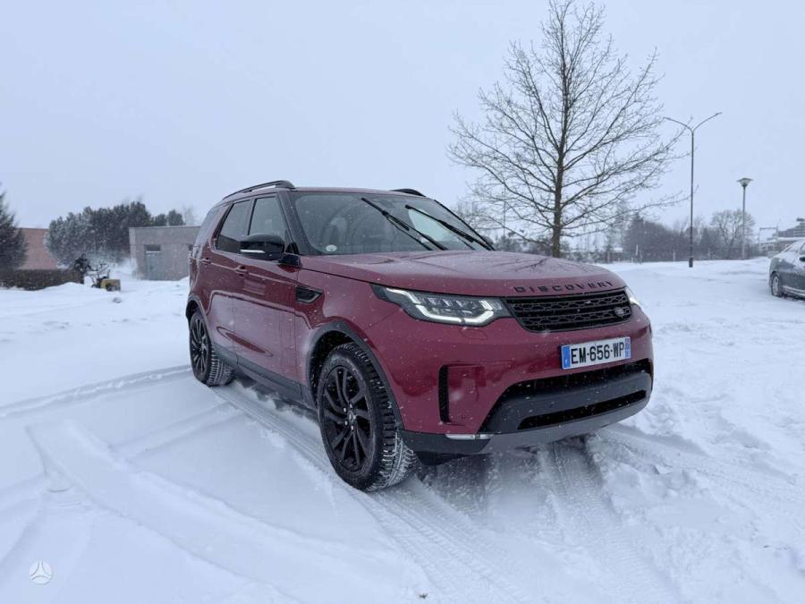 Sarkans Land Rover Discovery 2017 Šauļi, ar dzinēja tilpumu 2.99 L un nobraukumu 190 tūkst. km par 14800 €, foto 8 vietnē AUTOMOTO.COM.LV
