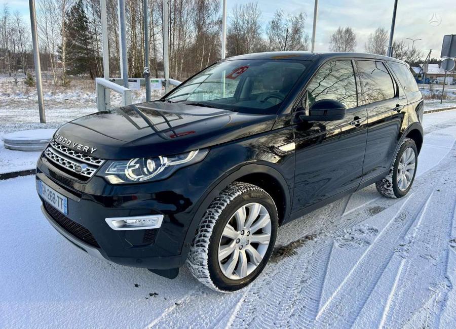 Черный Ленд Ровер Discovery Sport 2015 в Таураге, объемом двигателя 2.00 л и пробегом 140 тыс. км за 10400 €, фото 1 на AUTOMOTO.COM.LV