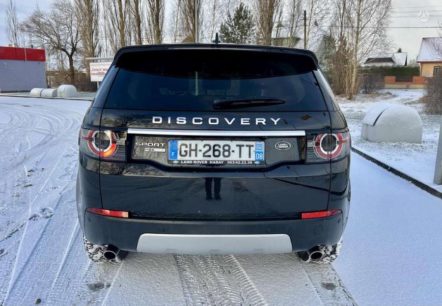Черный Ленд Ровер Discovery Sport 2015 в Таураге, объемом двигателя 2.00 л и пробегом 140 тыс. км за 10400 €, фото 3 на AUTOMOTO.COM.LV