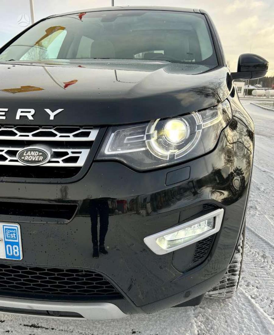 Черный Ленд Ровер Discovery Sport 2015 в Таураге, объемом двигателя 2.00 л и пробегом 140 тыс. км за 10400 €, фото 21 на AUTOMOTO.COM.LV