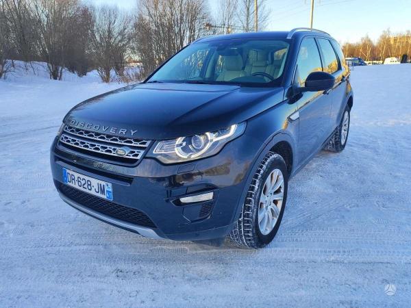 Черный Ленд Ровер Discovery Sport 2015 в Вильнюс, объемом двигателя 2.18 л и пробегом 240 тыс. км за 10200 €, фото 1 на AUTOMOTO.COM.LV