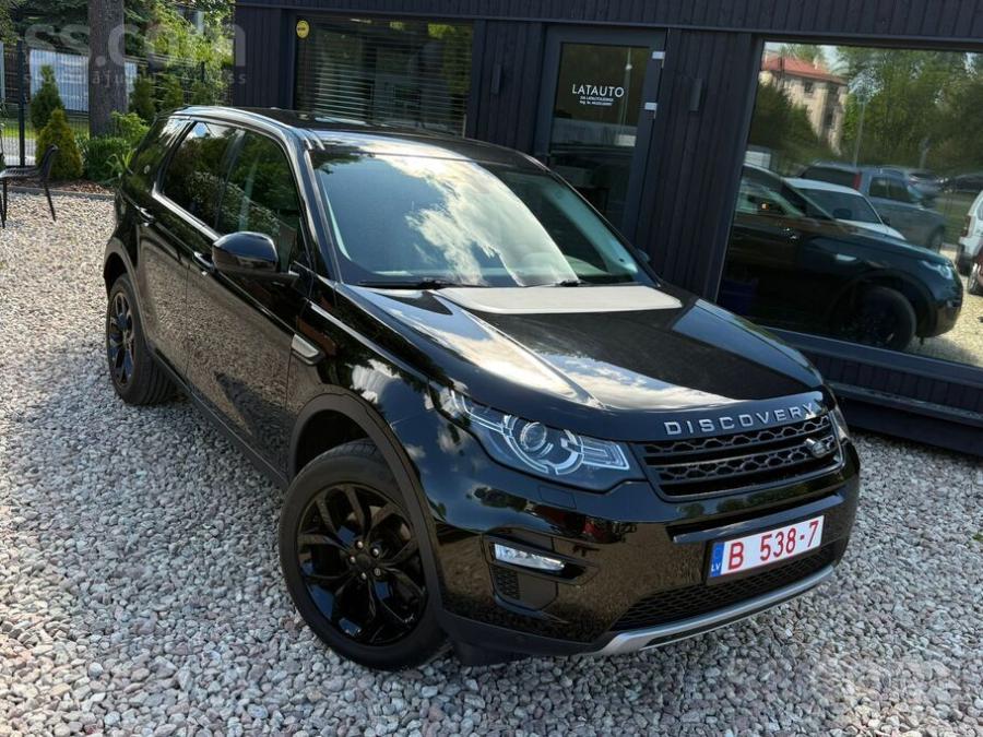 Черный Ленд Ровер Discovery Sport 2015 в Рига, объемом двигателя 2.20 л и пробегом 178 тыс. км за 12750 €, фото 1 на AUTOMOTO.COM.LV