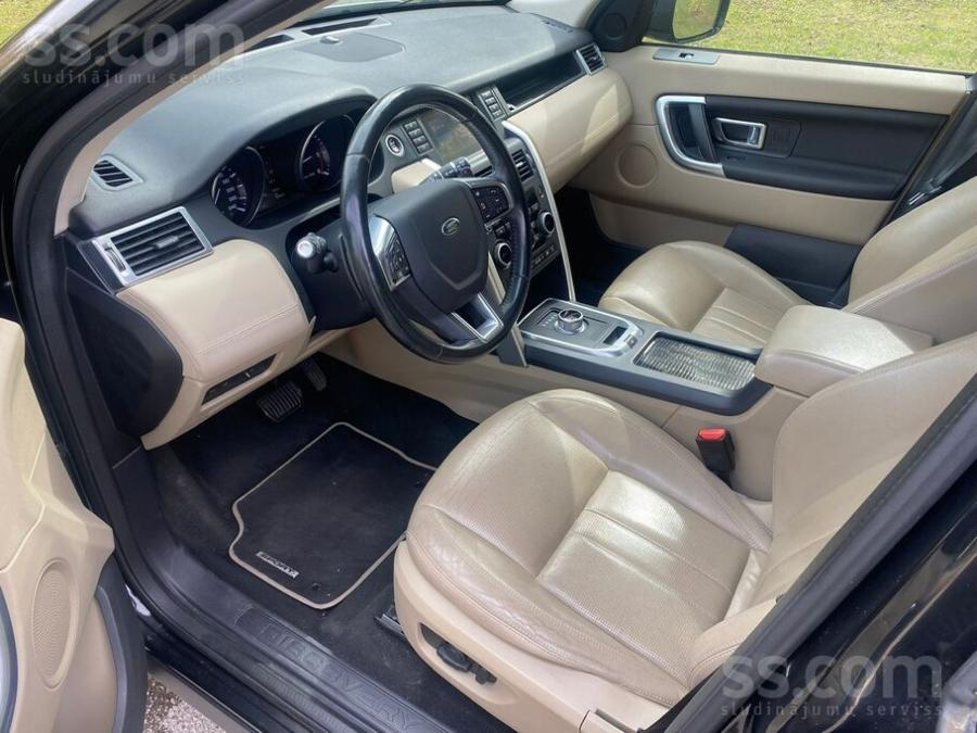 Черный Ленд Ровер Discovery Sport 2015 в Рига, объемом двигателя 2.20 л и пробегом 178 тыс. км за 12750 €, фото 13 на AUTOMOTO.COM.LV