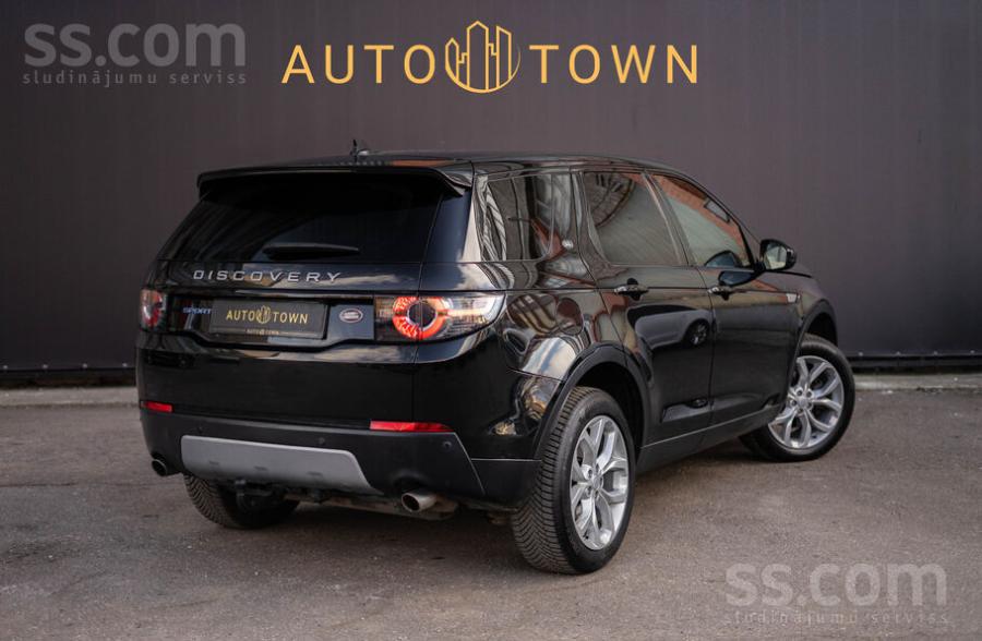 Melns Land Rover Discovery Sport 2015 Rīga, ar dzinēja tilpumu 2.00 L un nobraukumu 192 tūkst. km par 13550 €, foto 5 vietnē AUTOMOTO.COM.LV