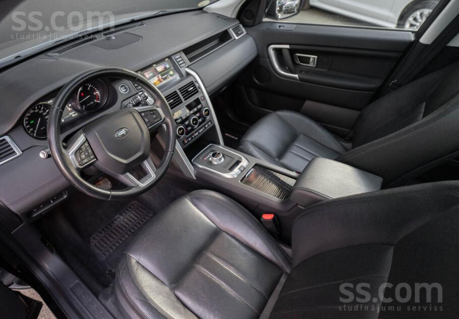 Melns Land Rover Discovery Sport 2015 Rīga, ar dzinēja tilpumu 2.00 L un nobraukumu 192 tūkst. km par 13550 €, foto 10 vietnē AUTOMOTO.COM.LV