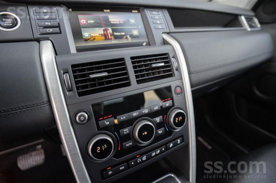 Melns Land Rover Discovery Sport 2015 Rīga, ar dzinēja tilpumu 2.00 L un nobraukumu 192 tūkst. km par 13550 €, foto 16 vietnē AUTOMOTO.COM.LV