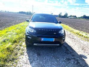 Melns Land Rover Discovery Sport 2015 Šauļi, ar dzinēja tilpumu 2.18 L un nobraukumu 205 tūkst. km par 13200 €, foto  vietnē AUTOMOTO.COM.LV