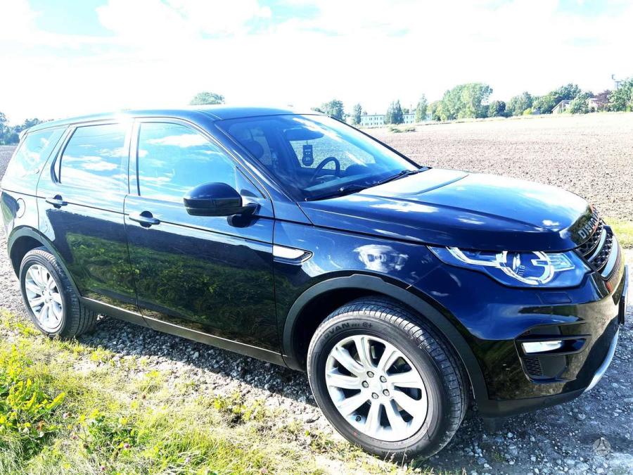 Черный Ленд Ровер Discovery Sport 2015 в Шяуляй, объемом двигателя 2.18 л и пробегом 205 тыс. км за 13200 €, фото 3 на AUTOMOTO.COM.LV