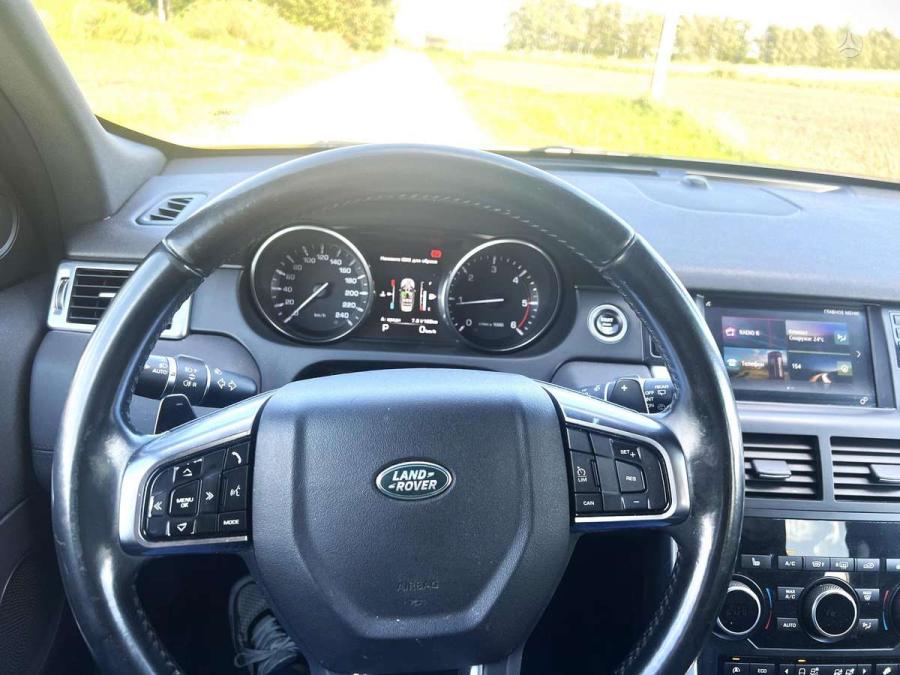 Черный Ленд Ровер Discovery Sport 2015 в Шяуляй, объемом двигателя 2.18 л и пробегом 205 тыс. км за 13200 €, фото 6 на AUTOMOTO.COM.LV
