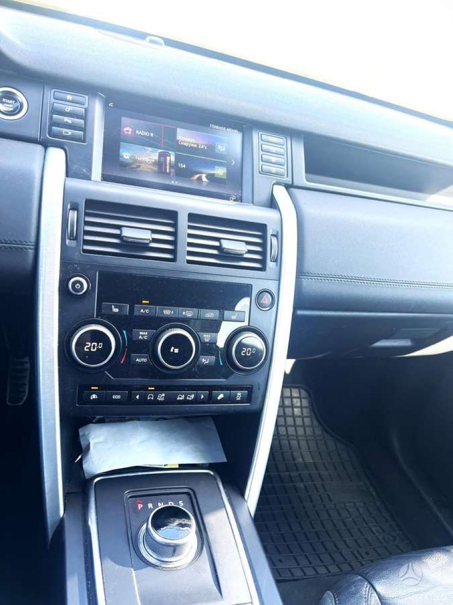 Черный Ленд Ровер Discovery Sport 2015 в Шяуляй, объемом двигателя 2.18 л и пробегом 205 тыс. км за 13200 €, фото 7 на AUTOMOTO.COM.LV