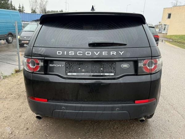 Melns Land Rover Discovery Sport 2016 Utena, ar dzinēja tilpumu 2.00 L un nobraukumu 167 tūkst. km par 5300 €, foto 6 vietnē AUTOMOTO.COM.LV